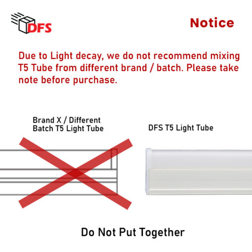 DFS LED LIGHT LED Tube T5 LED Tube TRI-TONE [300mm/600mm/900mm/1200mm]