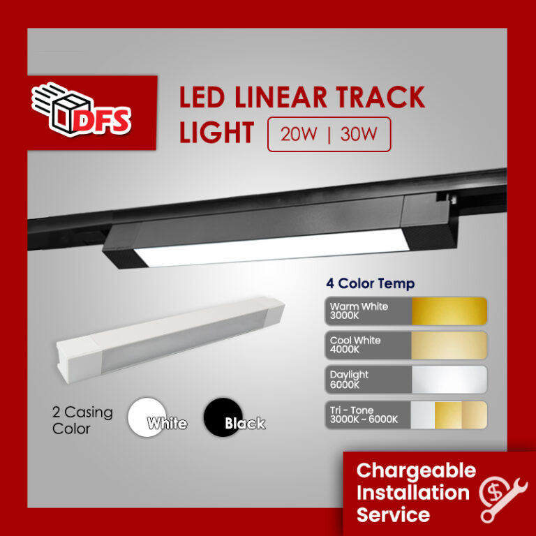 Linear Track 20W/30W 6000K / 4000K / 3000K